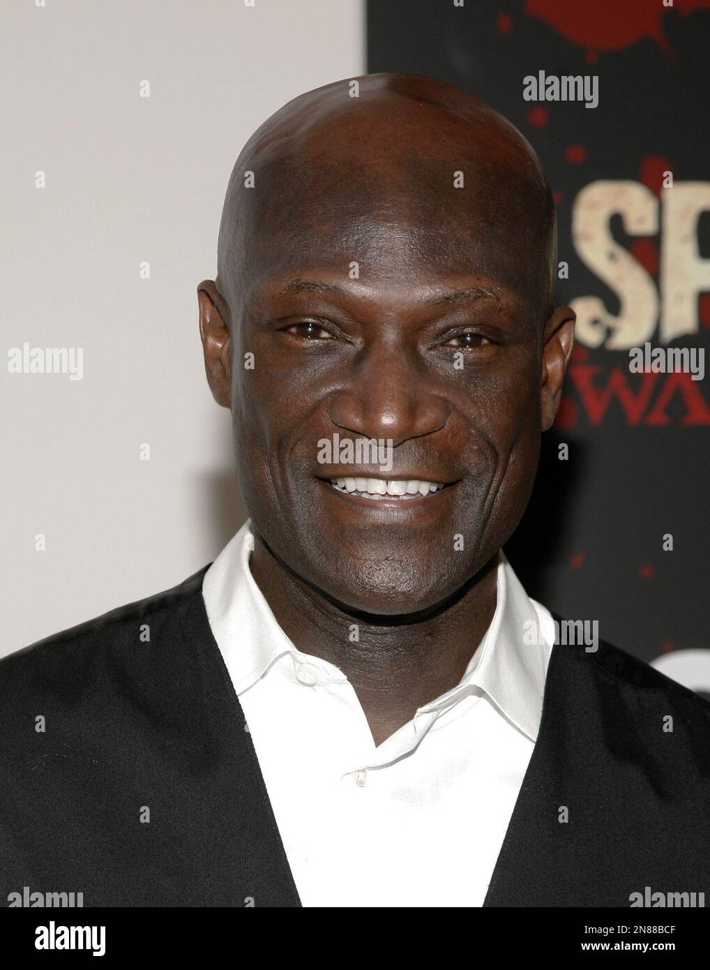 Actor Peter Mensah attends the "Spartacus: War of the Damned" premiere ...