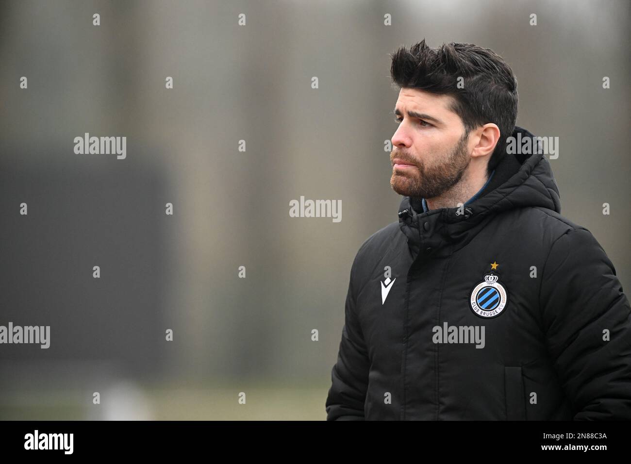 Head Coach Dennis Moerman of Brugge pictured during a female soccer ...