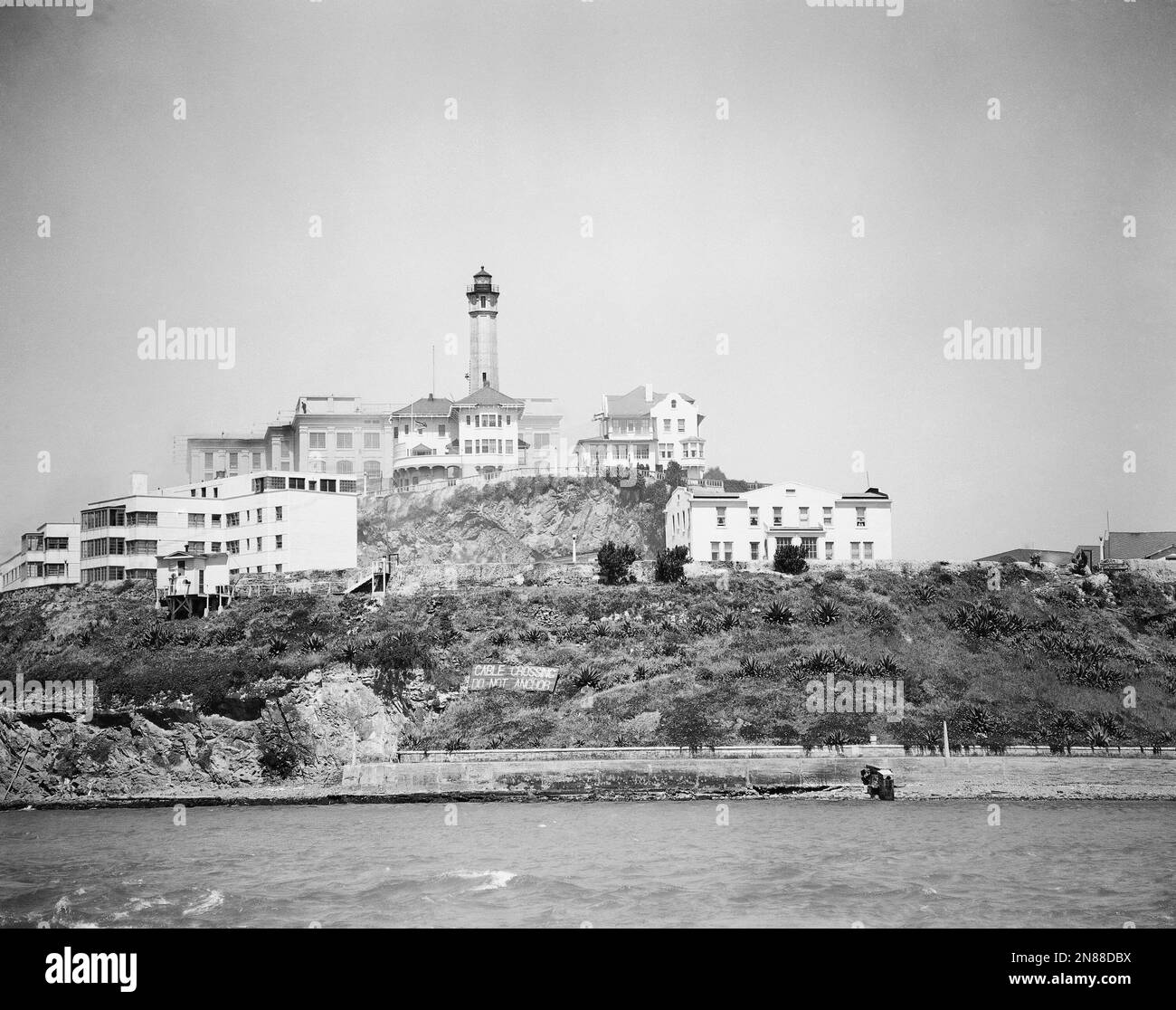 This is Alcatraz Island prison, seen from the east, shown 1945. (AP ...