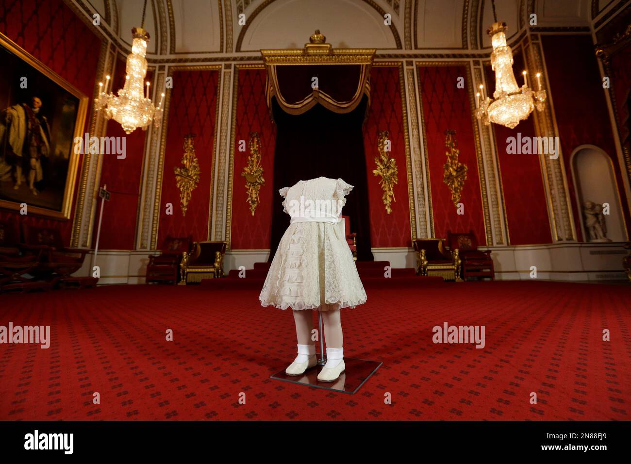 The outfit worn by then two-year-old Princess Anne at Britain's Queen ...