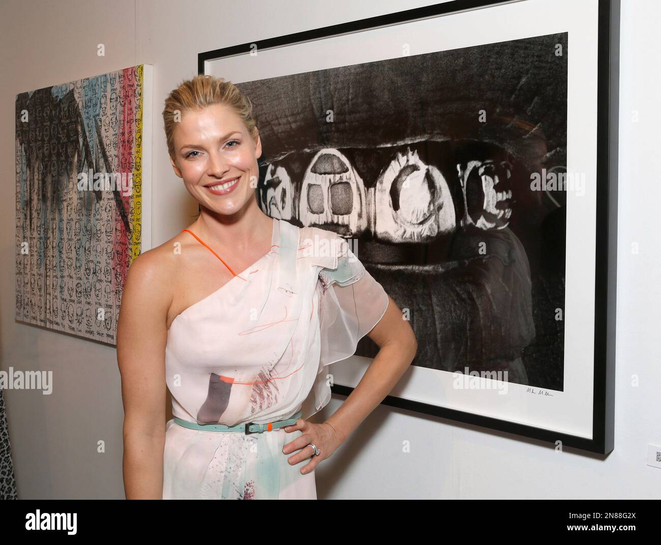 Ali Larter attends the LA Art Show hosted by Ali Larter and Hayes ...