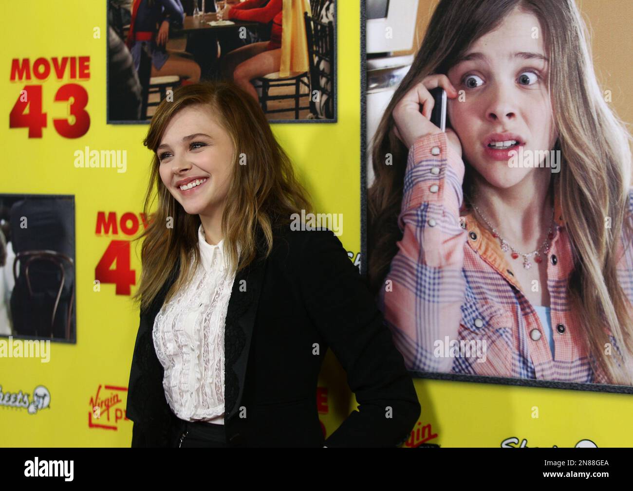 Chloe Grace Moretz attends the premiere of "Movie 43" at the TCL ...