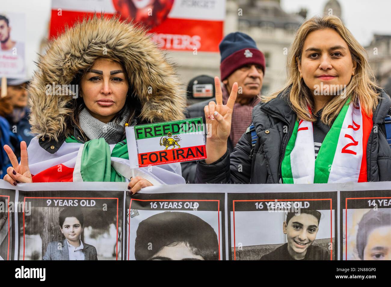 London Uk 11th Feb 2023 A Protest Under The Slogan “women Life