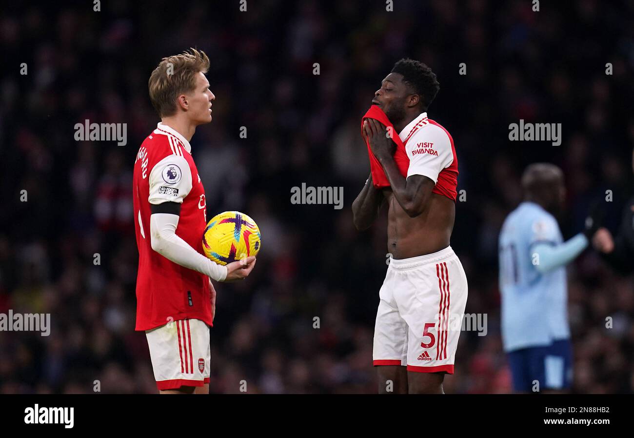 Thomas partey odegaard hi-res stock photography and images - Alamy