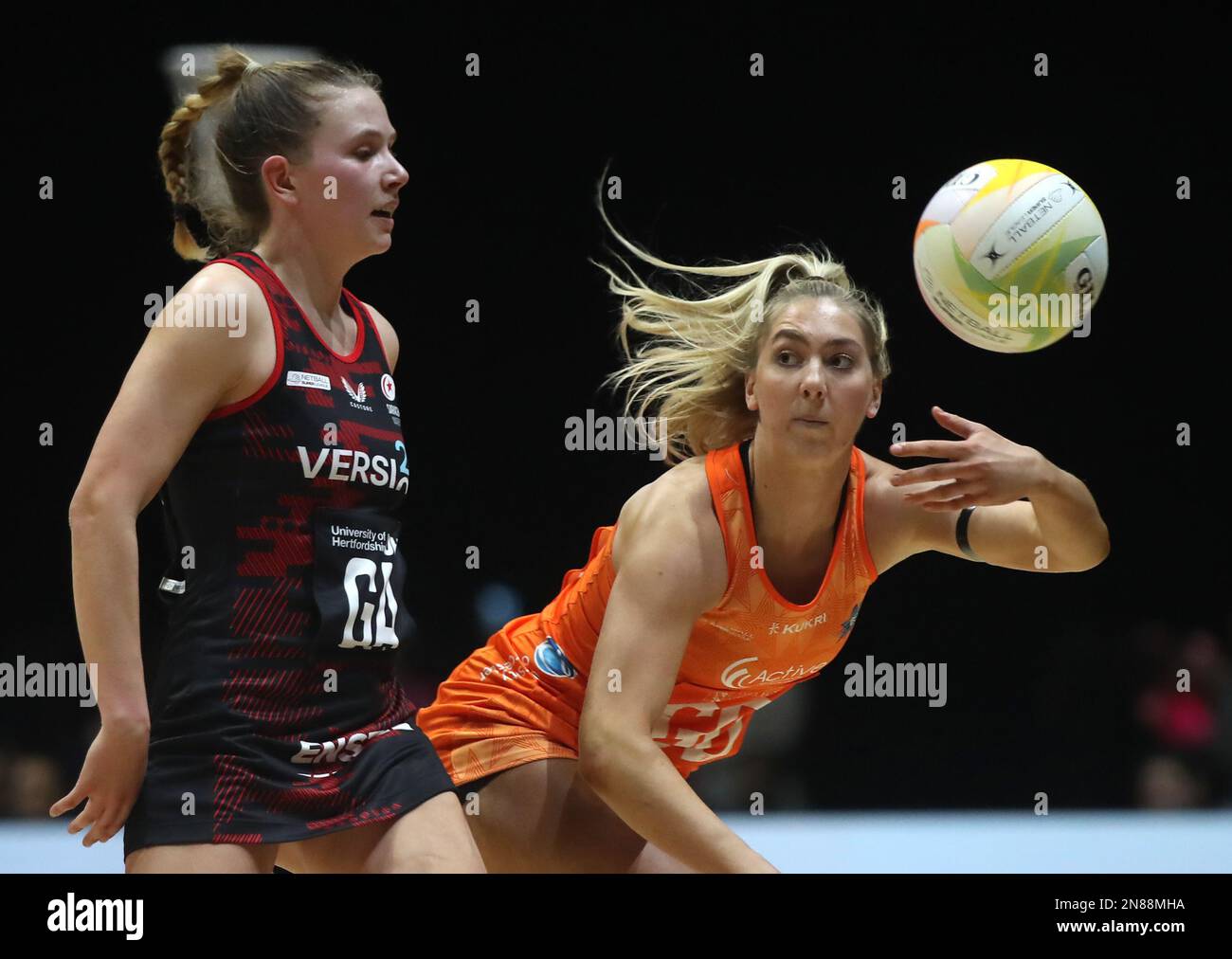 Severn Stars' Jess Haynes during the Netball Season Opener, Nottingham ...