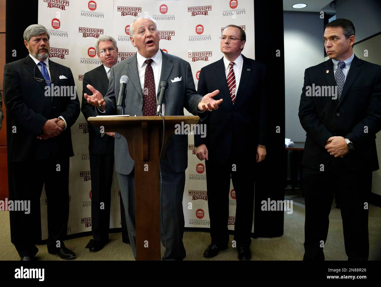 Mississippi State University Education Dean Richard Blackbourn, at ...