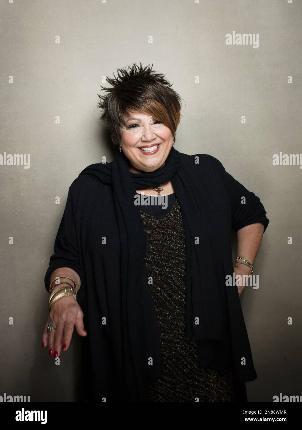 Singer Tata Vega from the film "Twenty Feet from Stardom" poses for a ...