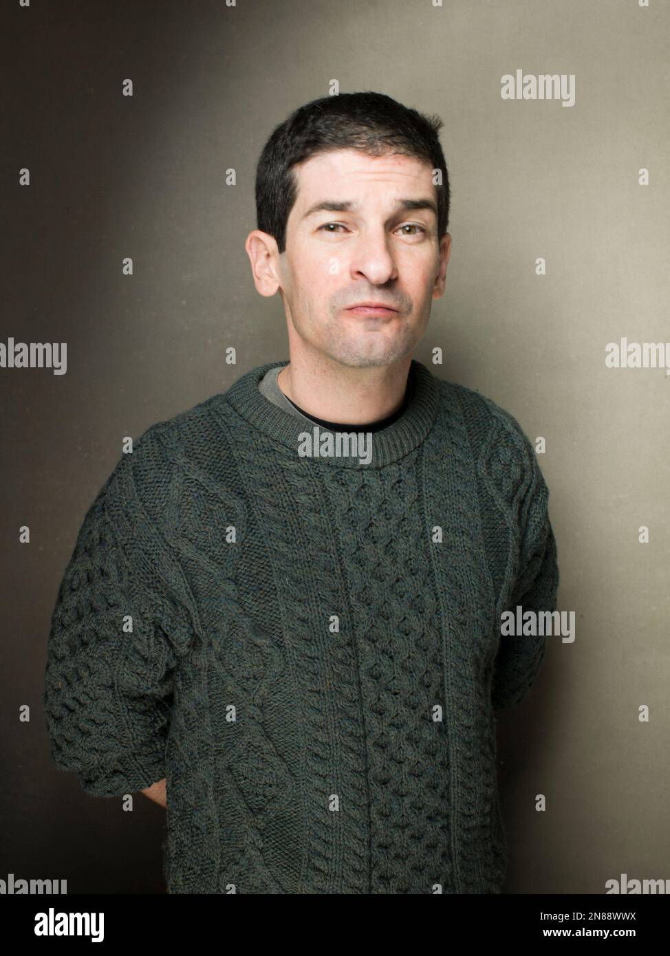 Dierctor Robert Ben Garant from the film "Hell Baby" poses for a ...