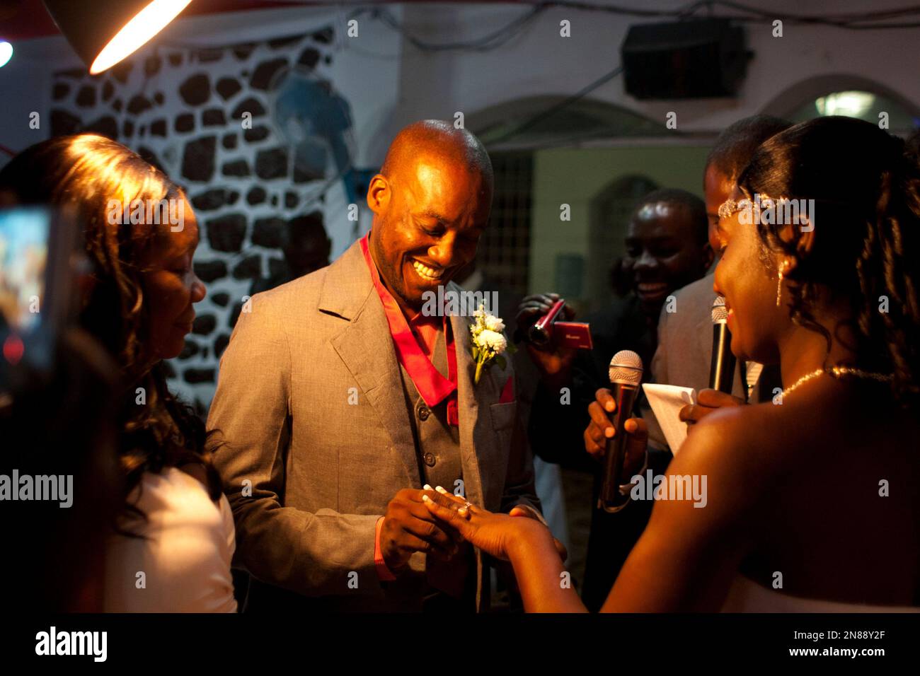 In this July 20, 2012 photo, professional dancer Georges Exantus puts a ...