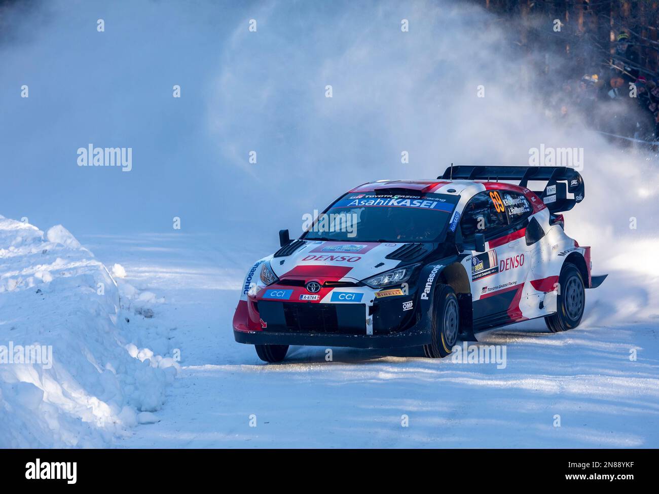 UMEÅ 20230211 Kalle Rovanperä, Finland and Jonne Halttunen, Finalnd ...