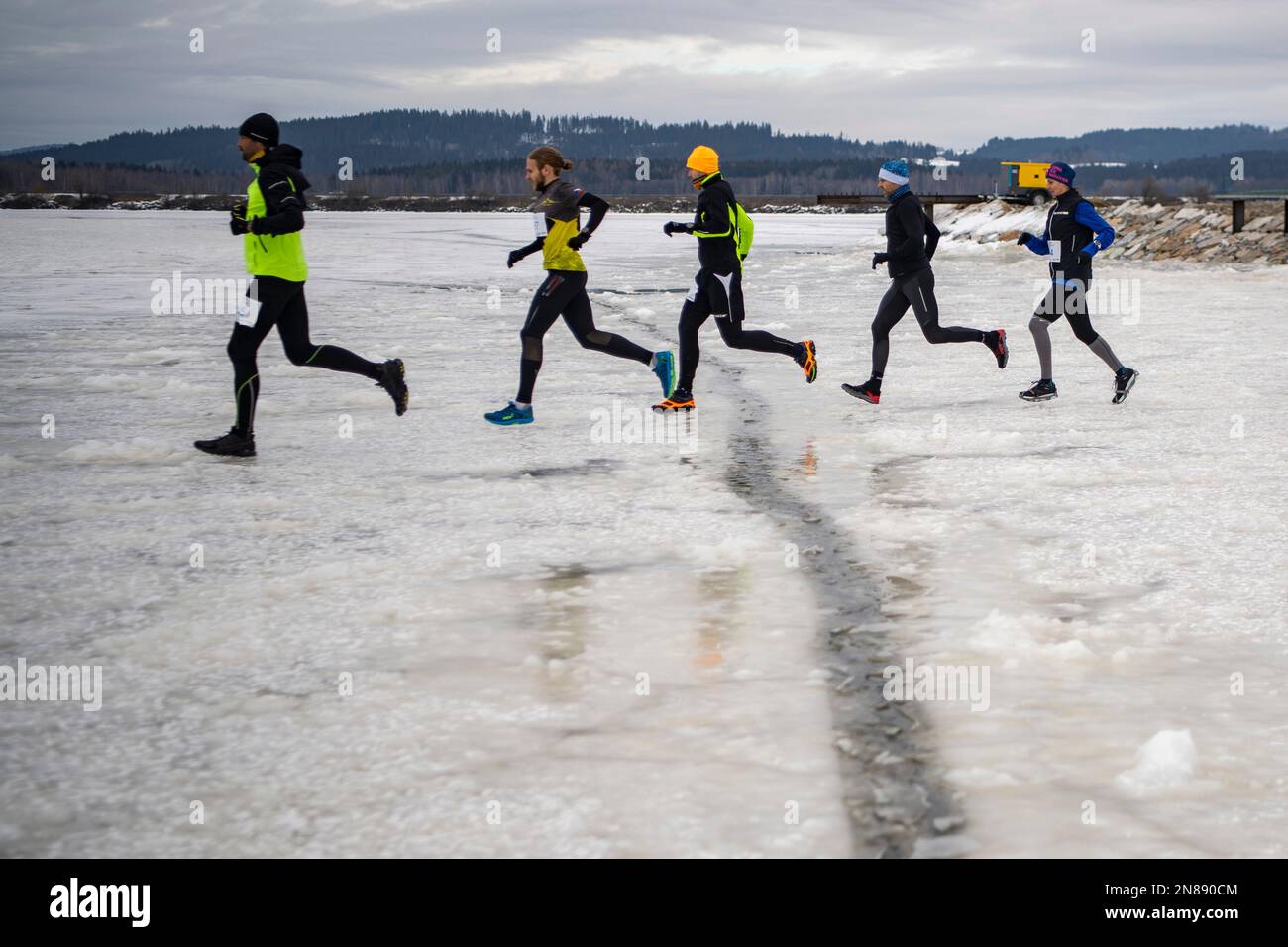 Lipno Ice Marathon extreme contest on February 11, 2023, the only one ...