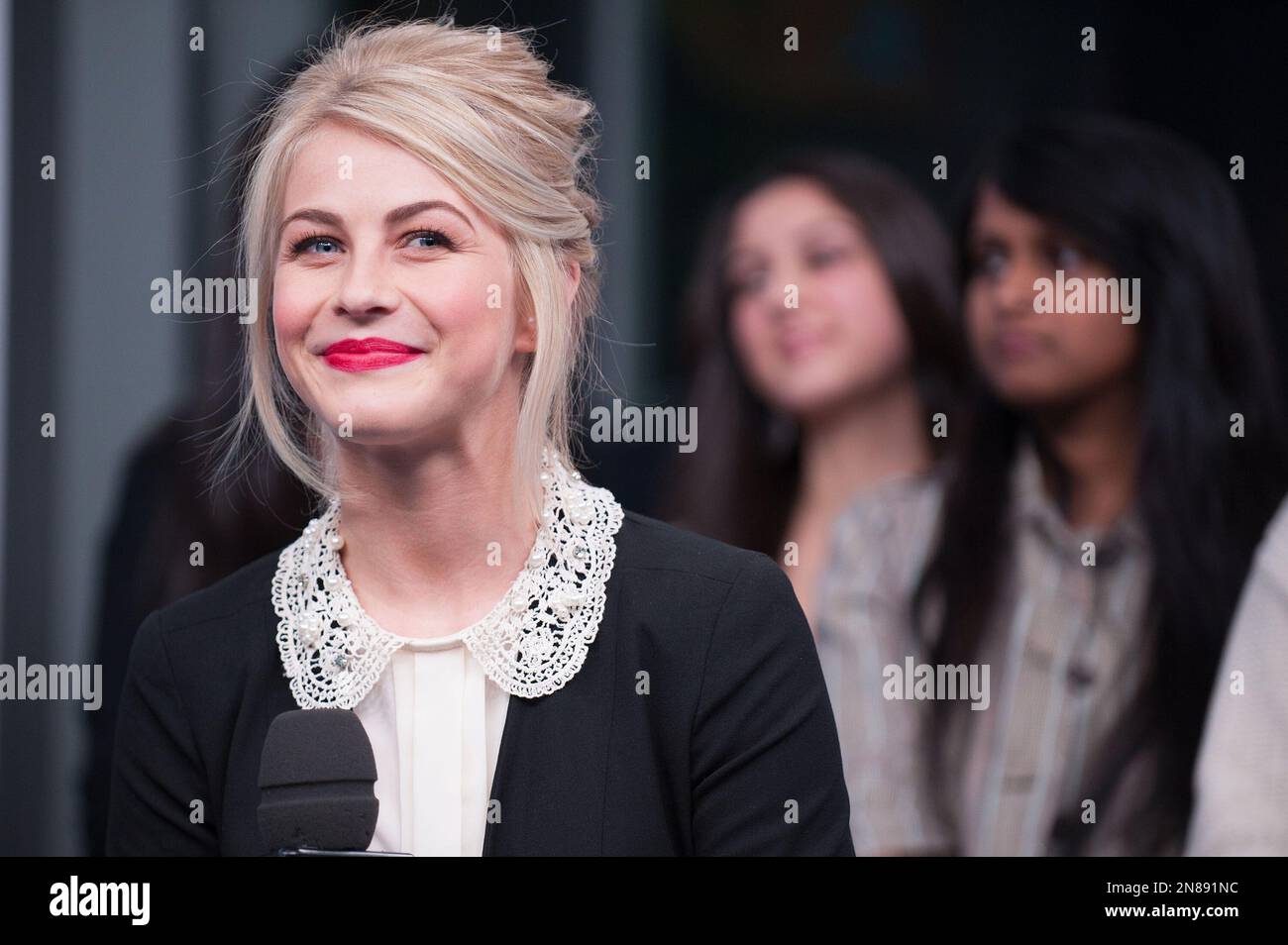 Actress Julianne Hough visits New.Music.Live. at the MuchMusic ...