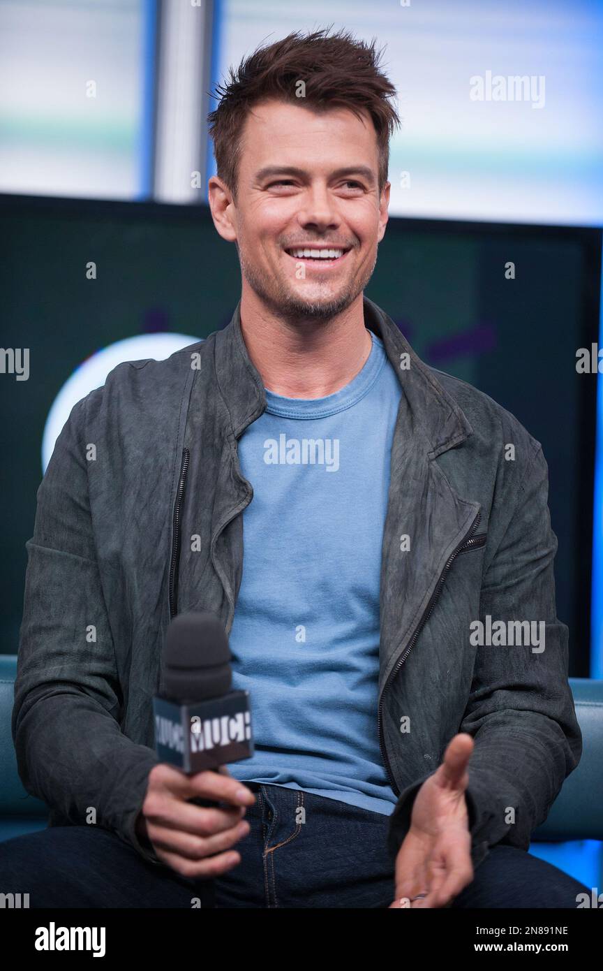 Actor Josh Duhamel visits New.Music.Live. at the MuchMusic Headquarters ...