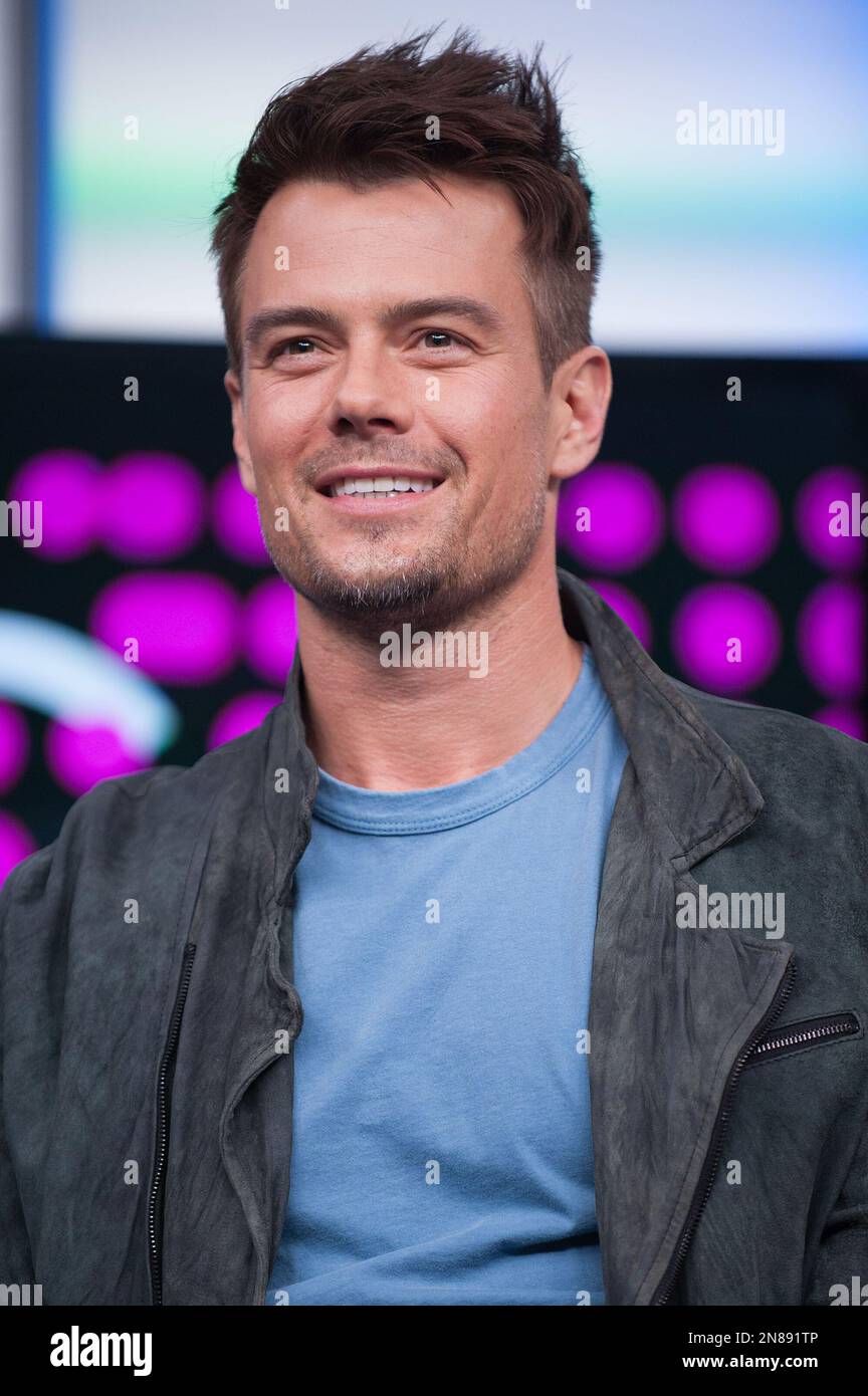 Actor Josh Duhamel visits New.Music.Live. at the MuchMusic Headquarters ...