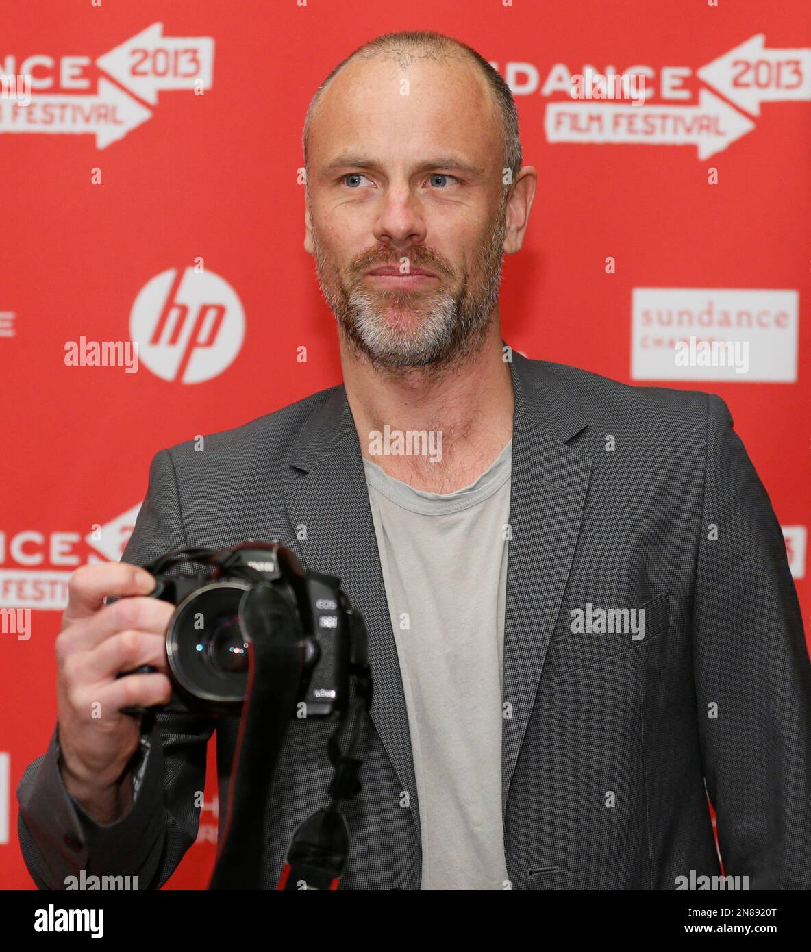 Director Fredrik Bond poses at the premiere of "The Necessary Death of ...