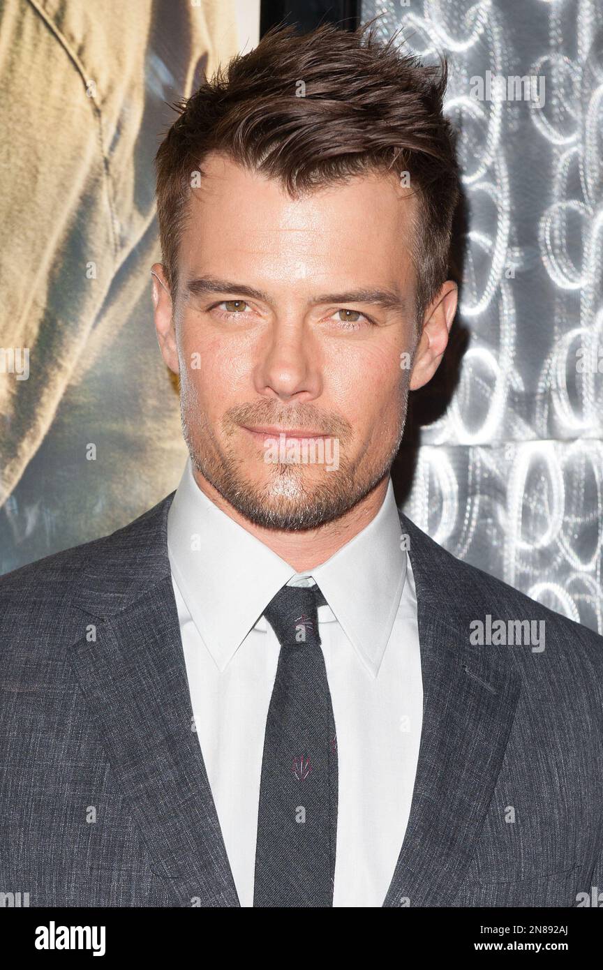 Actor Josh Duhamel arrives at the premiere of "Safe Haven" on Monday ...