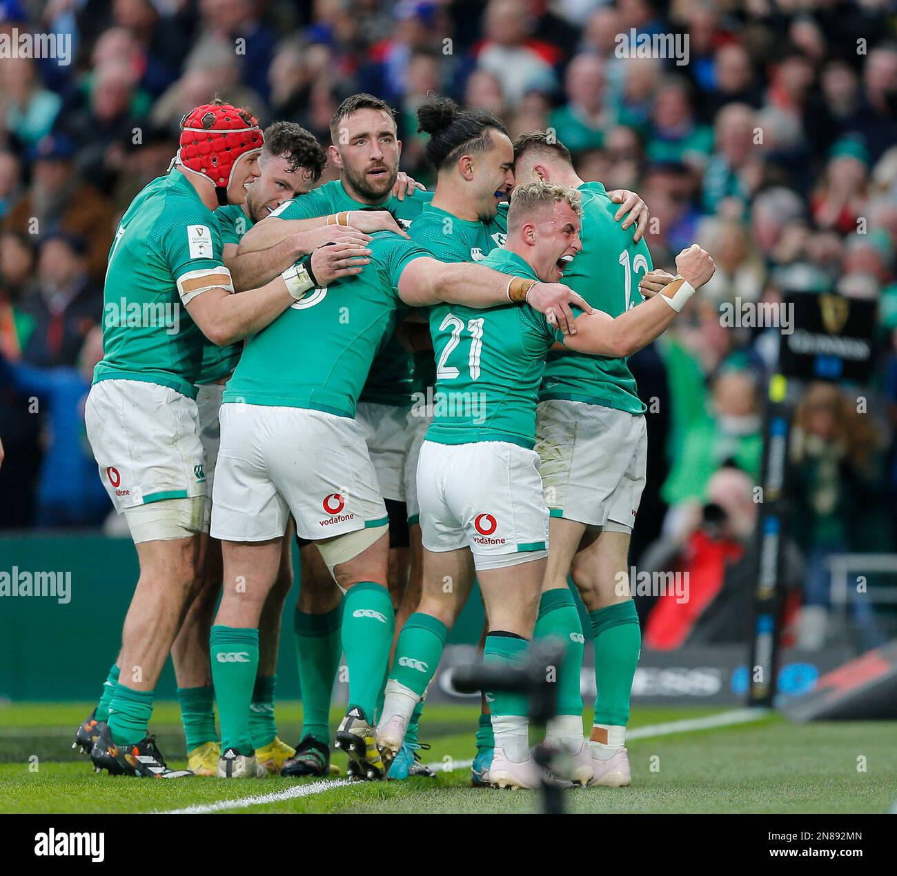 11th February 2023; Aviva Stadium, Dublin, Ireland: Six Nations International Rugby, Ireland ...