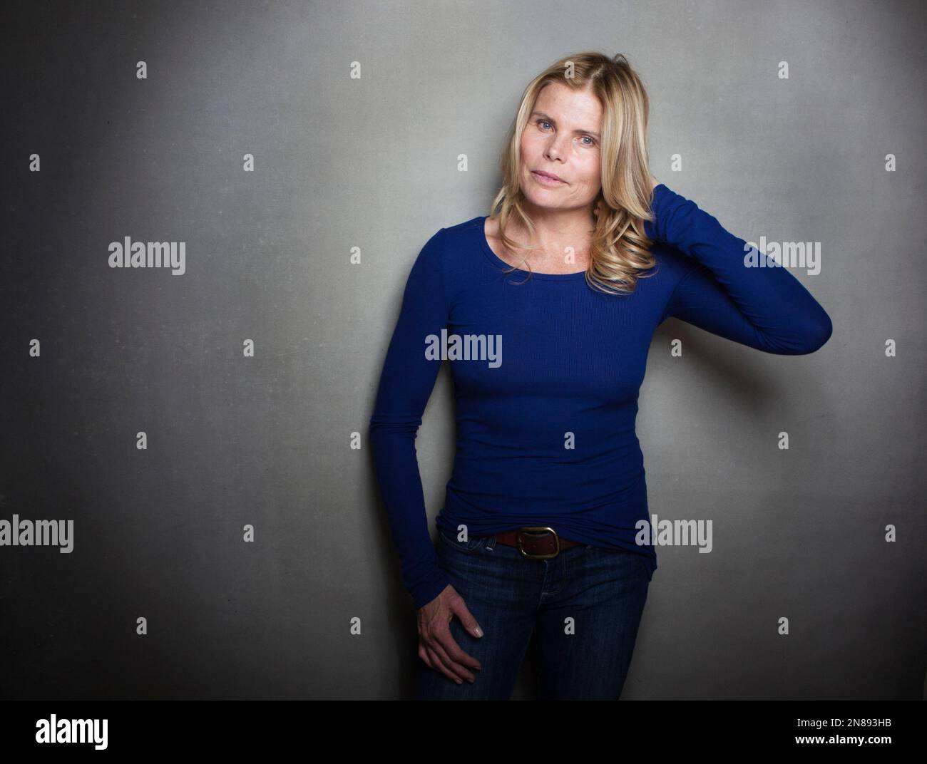 Actress Mariel Hemingway from the film "Running From Crazy" poses for a ...