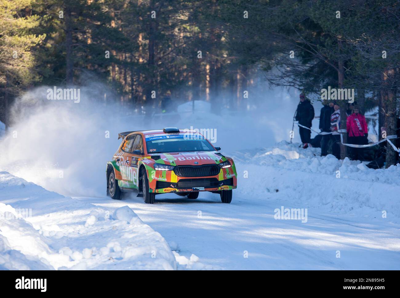 UMEÅ 20230211 Michal Solowow, Poland, and Maciek Baran, Poland, Skoda ...