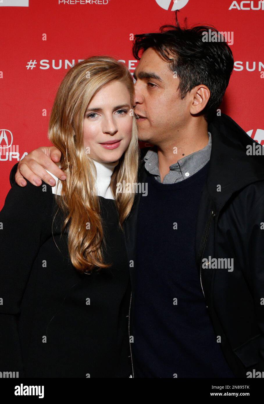 Actress Brit Marling, left, and director Zal Batmanglij attends Fox ...
