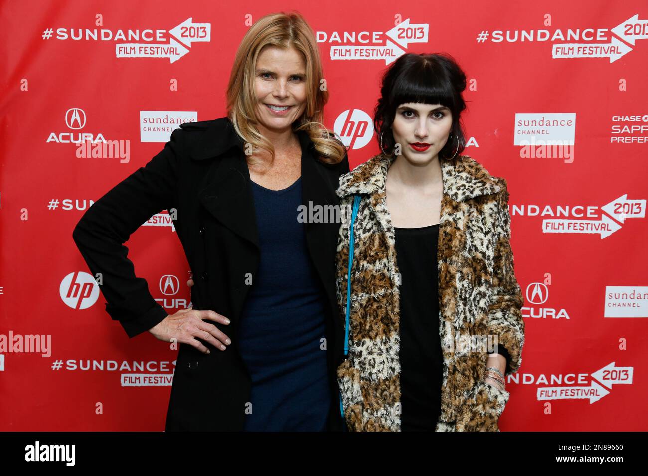 Actress Mariel Hemingway, left, and her daughter Langley Hemingway ...
