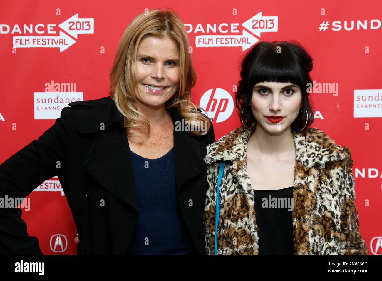Actress Mariel Hemingway, left, and her daughter Langley Hemingway ...
