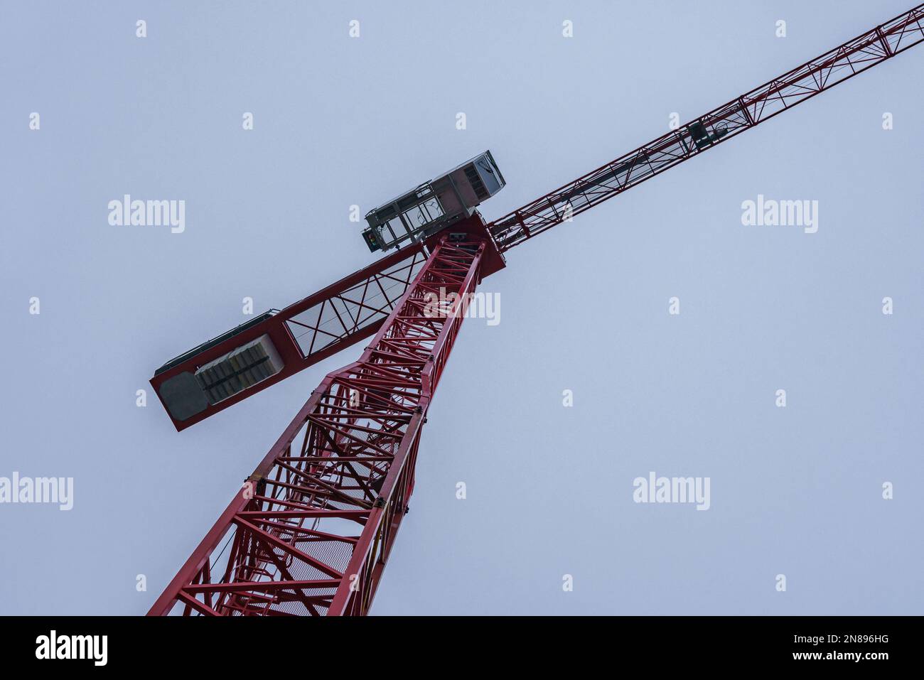 Tower crane operator cabin hi-res stock photography and images - Alamy