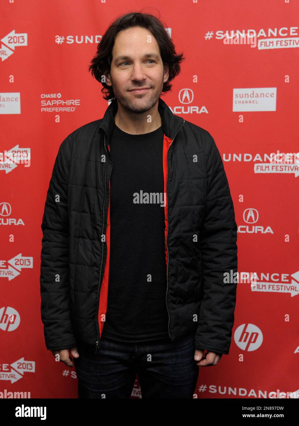 Paul Rudd, a cast member in "Prince Avalanche," poses at the premiere ...