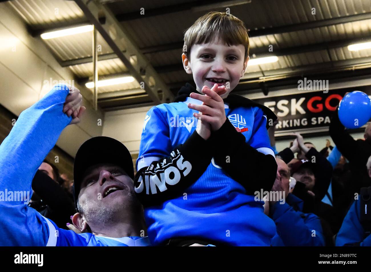 Bolton fans hi-res stock photography and images - Alamy