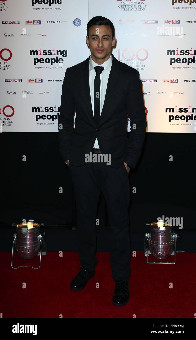 Fady Elsayed seen at the 33rd London Critics Circle Film Awards at the ...