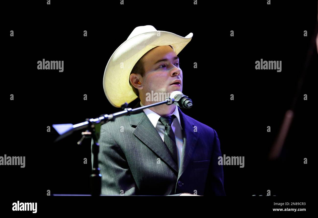 Dan Walton, of the band Alseep at the Wheel, performs during the Texas ...