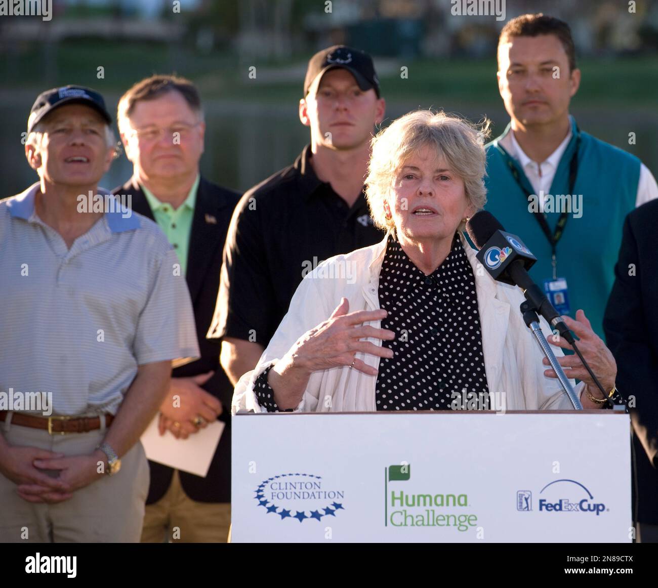 IMAGE DISTRIBUTED FOR HUMANA- Linda Hope, daughter of Bob Hope, speaks ...