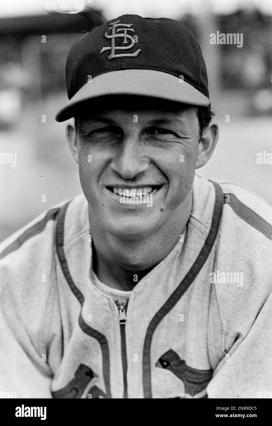 FILE - In this March 6, 1948 file photo, Stan Musial, outfielder for ...