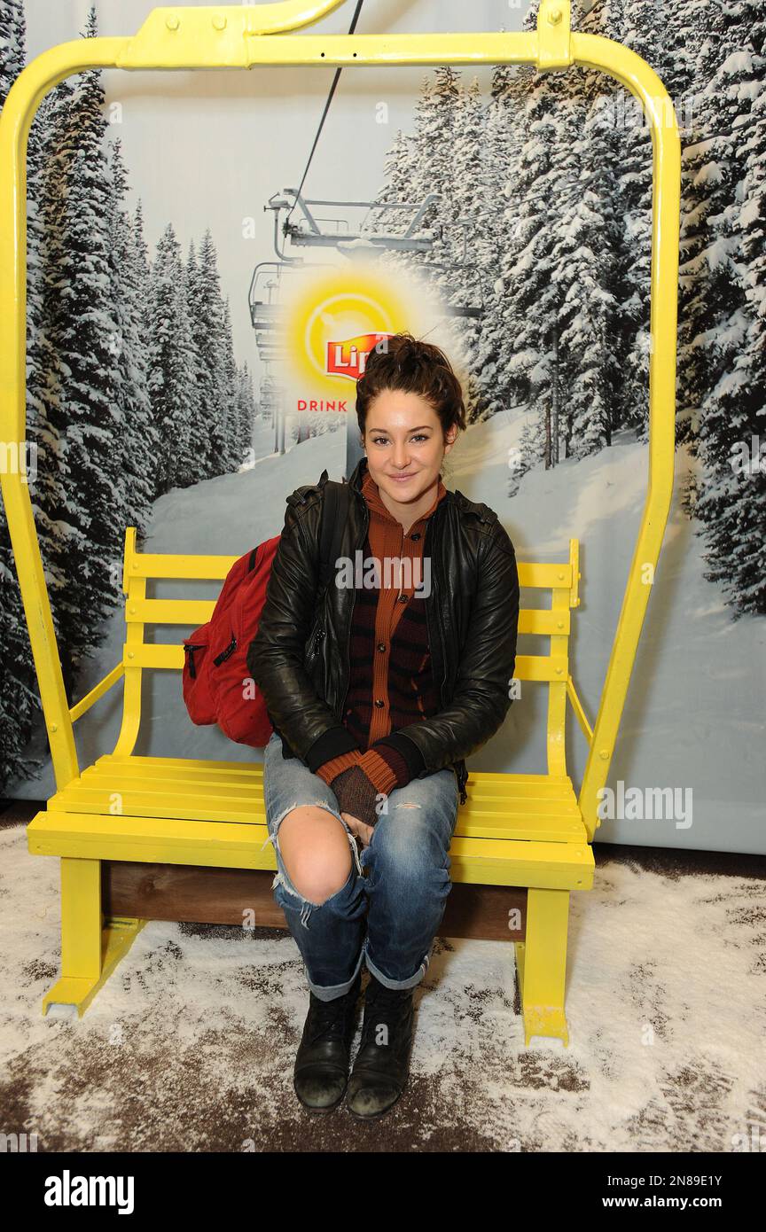 Actress Shailene Woodley takes a tea-break at the Lipton Uplift Lounge ...