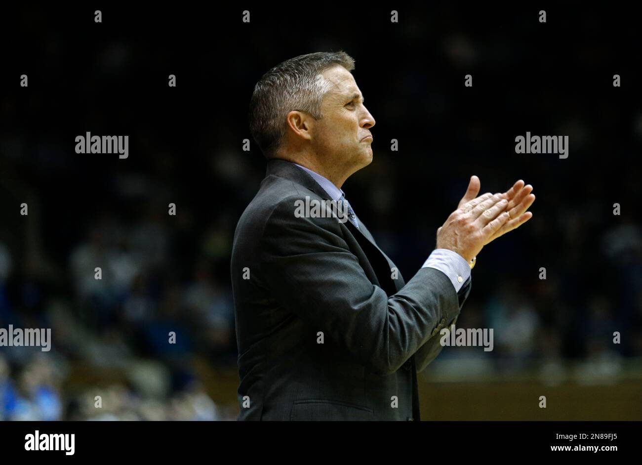 Georgia Tech coach Brian Gregory reacts during the second half of an ...