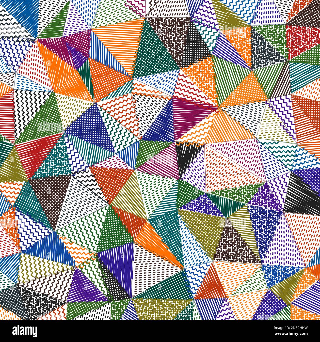 Low poly sketch background. Appealing square pattern. Superb abstract ...