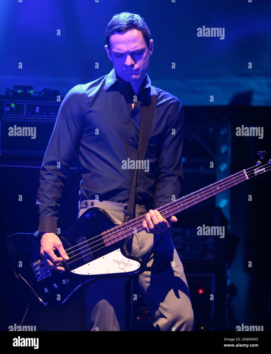 Solomon Walker, bassist for Morrissey, performs onstage at the ...