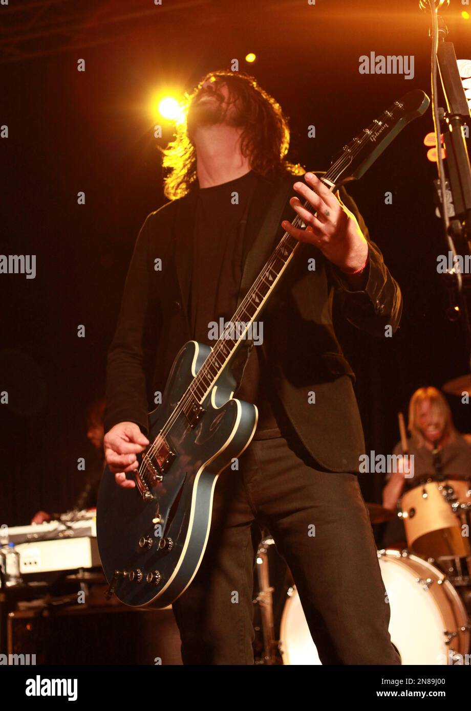 Dave Grohl, of the Foo Fighters performs with the Sound City Players at ...