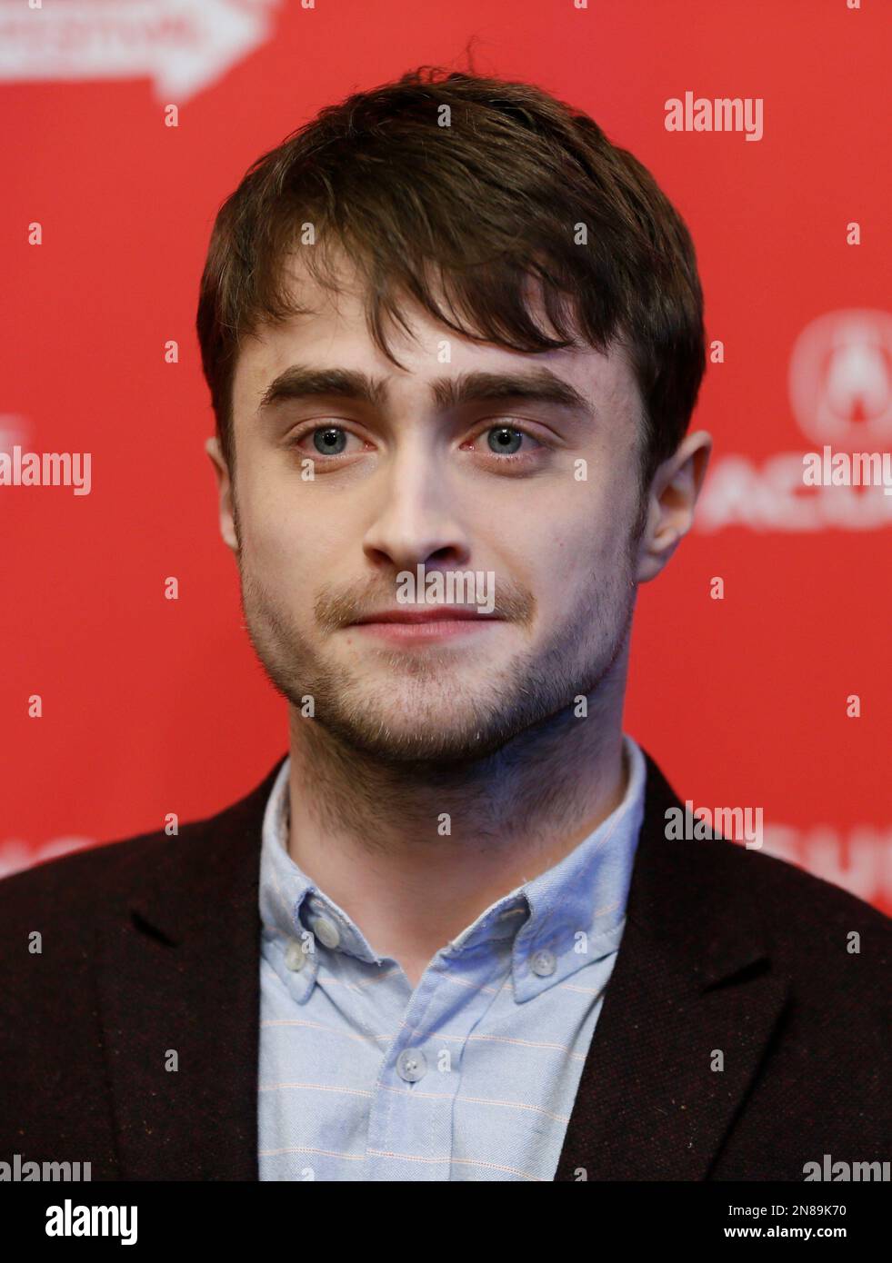 Actor Daniel Radcliffe poses at the premiere of "Kill Your Darlings ...