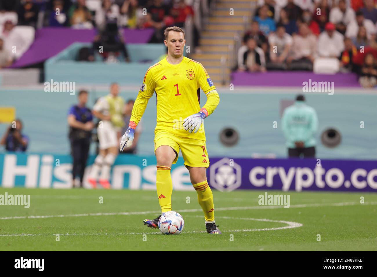Manuel Neuer of Germany in action during the FIFA World Cup Qatar 2022 ...