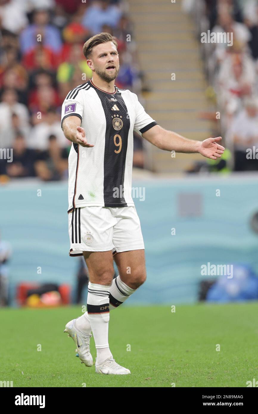 Niclas Fullkrug of Germany reacts during the FIFA World Cup Qatar 2022 ...