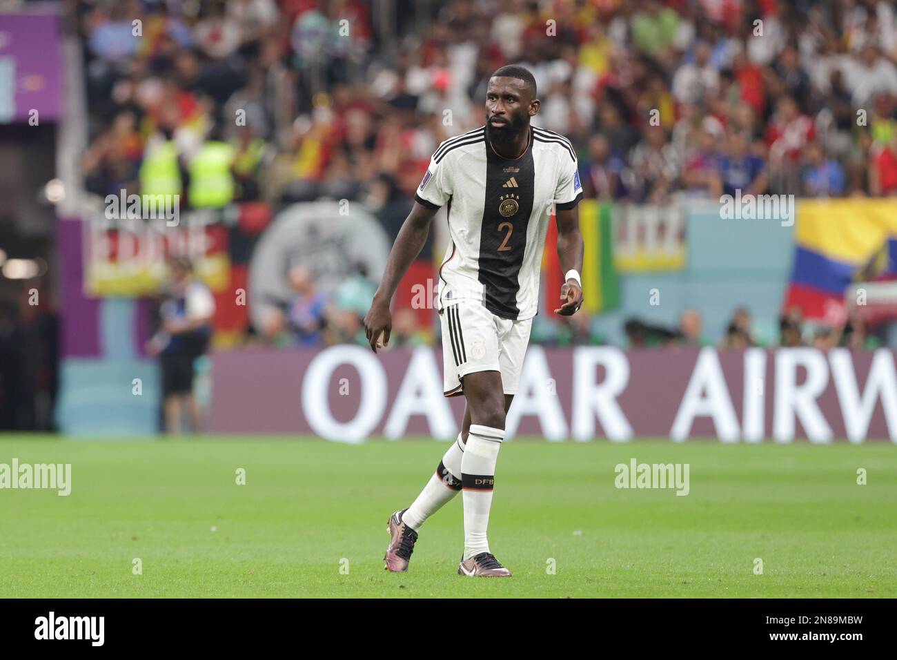 Antonio Rudiger of Germany seen during the FIFA World Cup Qatar 2022 ...