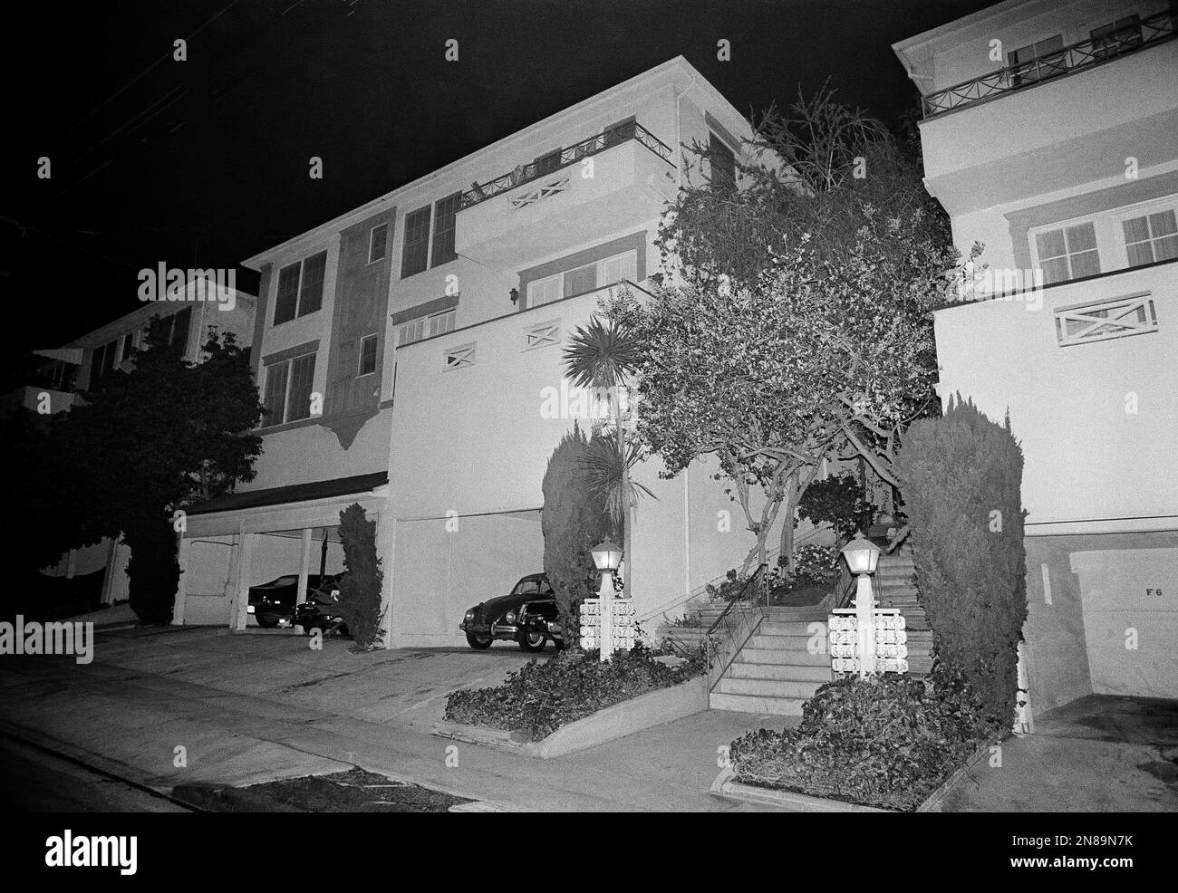 This is the apartment where actor Sal Mineo lived, several blocks from ...