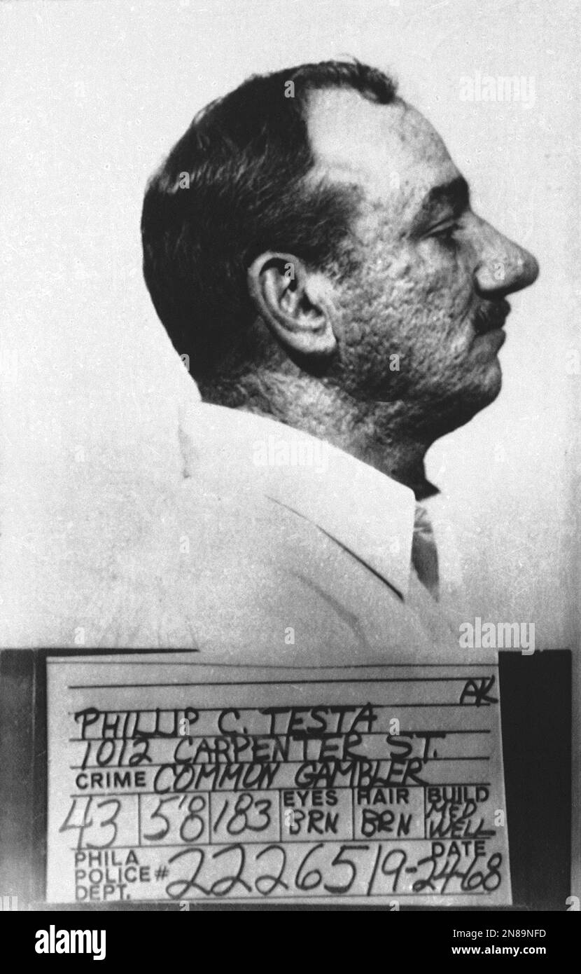 Reputed Philadelphia crime boss Philip "Chicken Man" Testa is seen in a ...