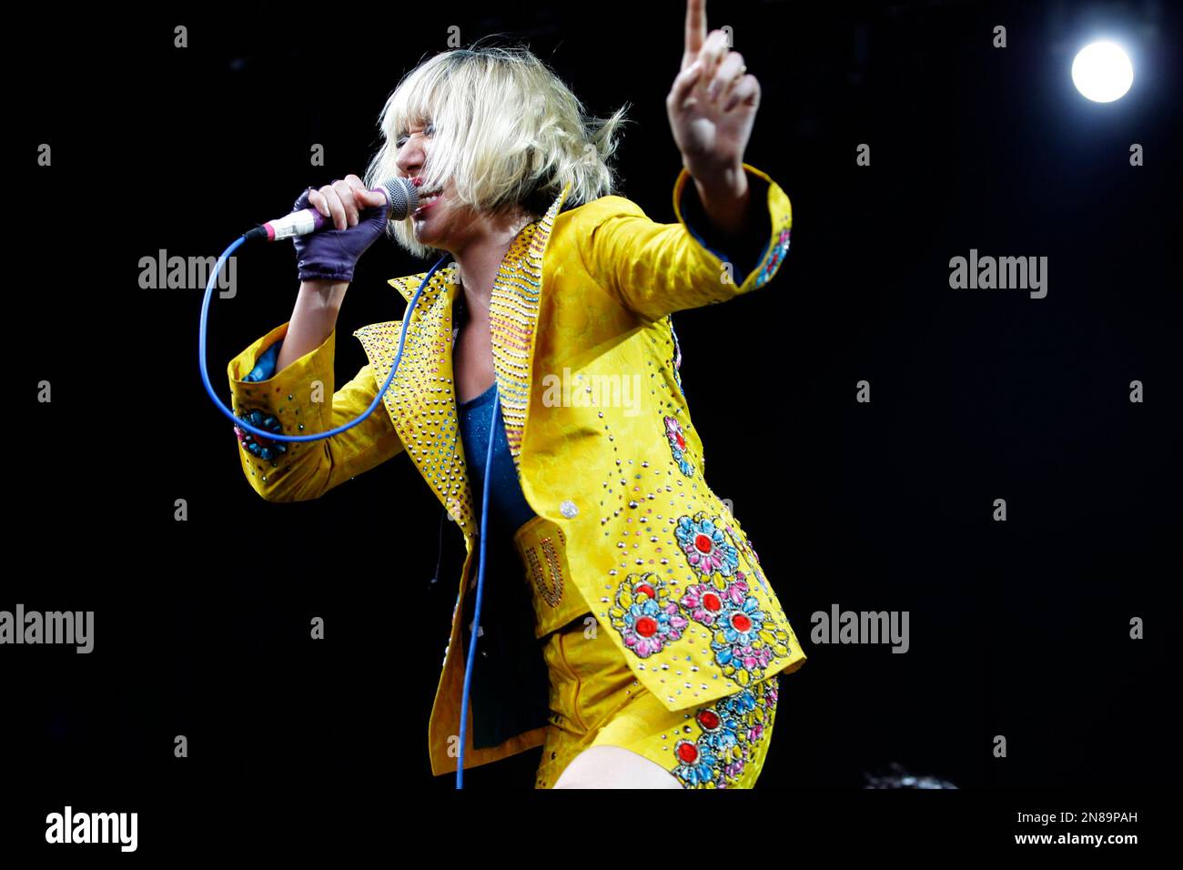 American rock band Yeah Yeah Yeahs performs at the Big Day Out music ...