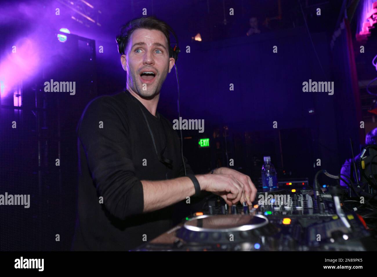 DJ Zen Freeman spins onstage at Park City Live Day 1 on Thursday ...