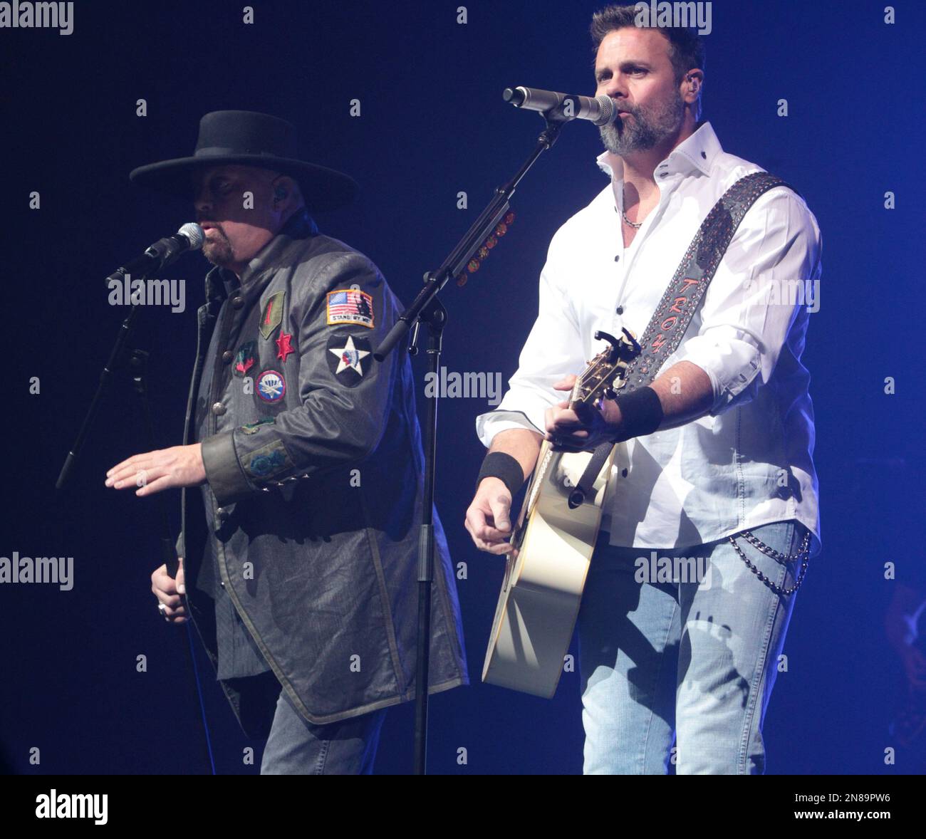 Country music artist Montgomery Gentry performs on their Rebels On The ...