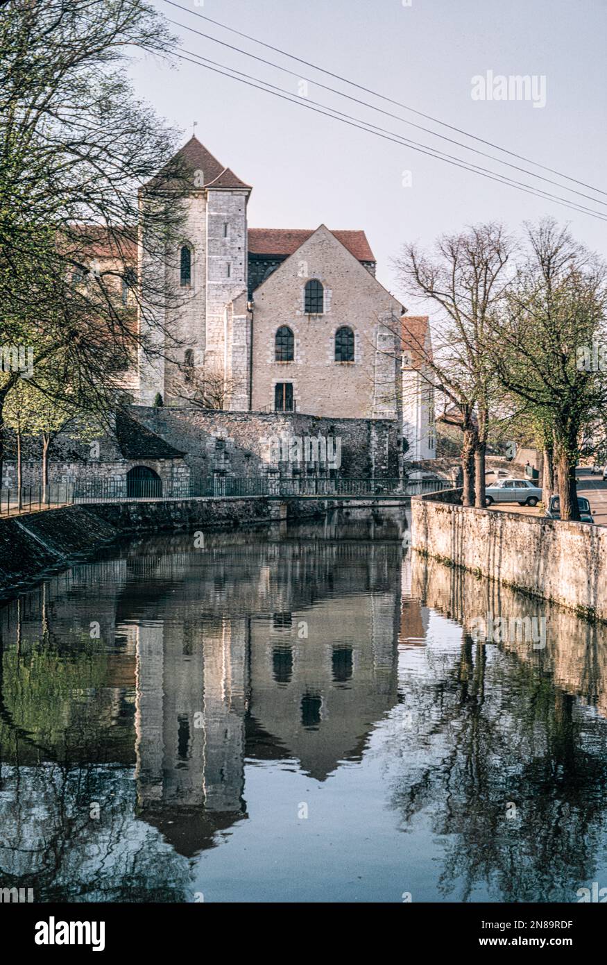 La Collegiale Saint Andre - form Pont des Minimes on Eure, Chartres ...