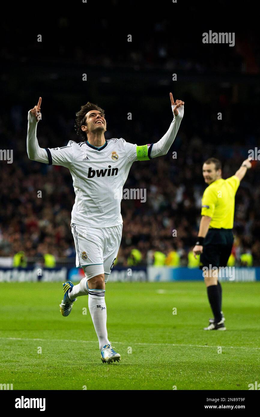 FILE - In this Tuesday, Dec. 4, 2012 file photo, Real Madrid's Kaka ...