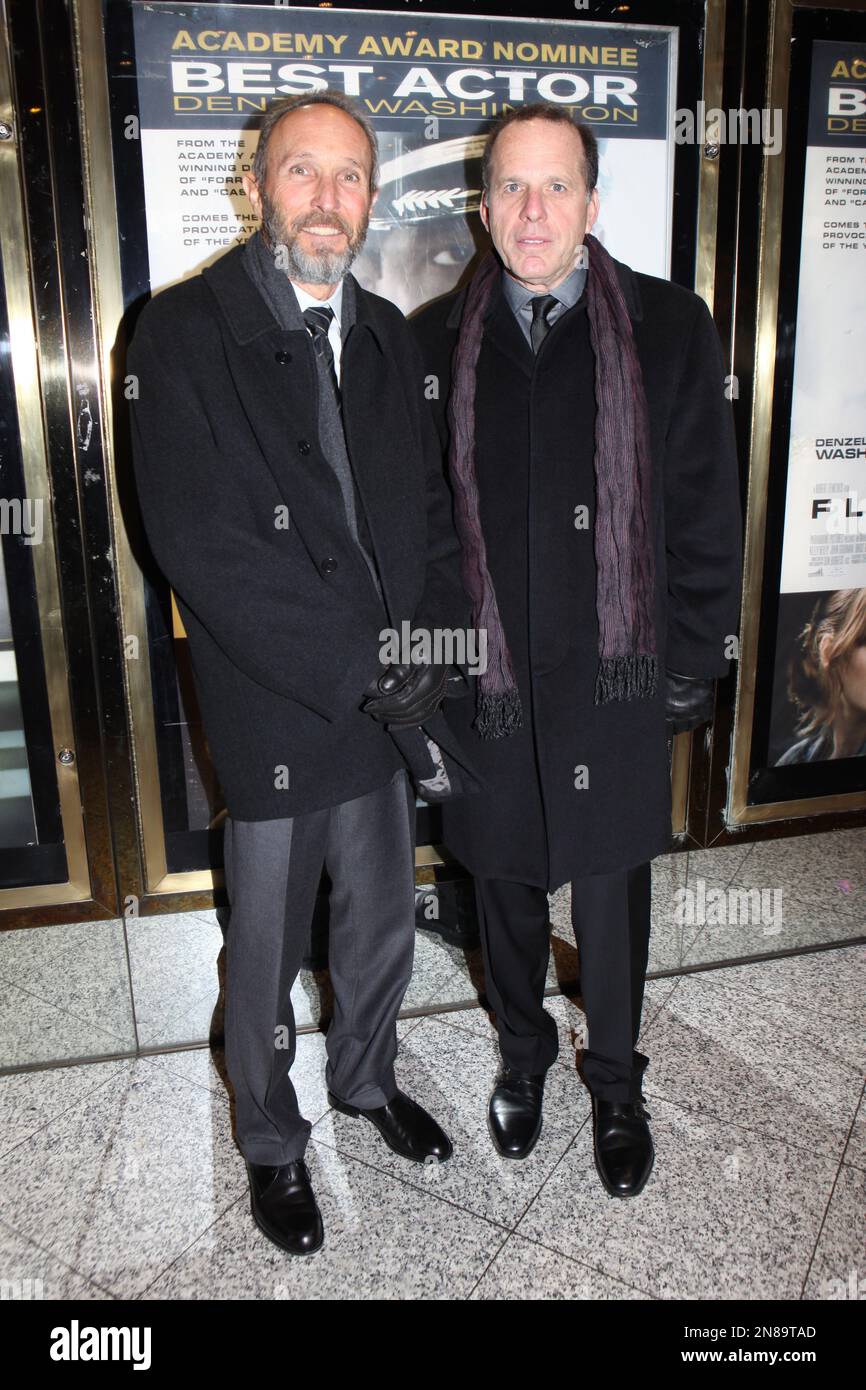 Jack Rapke; Steve Starkey seen at the UK premiere of Flight at the ...